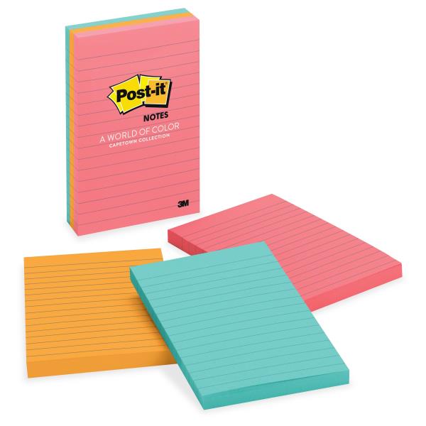 Assorted color post-it notes - Post-it and label sheets: - PAPER PRODUCTS